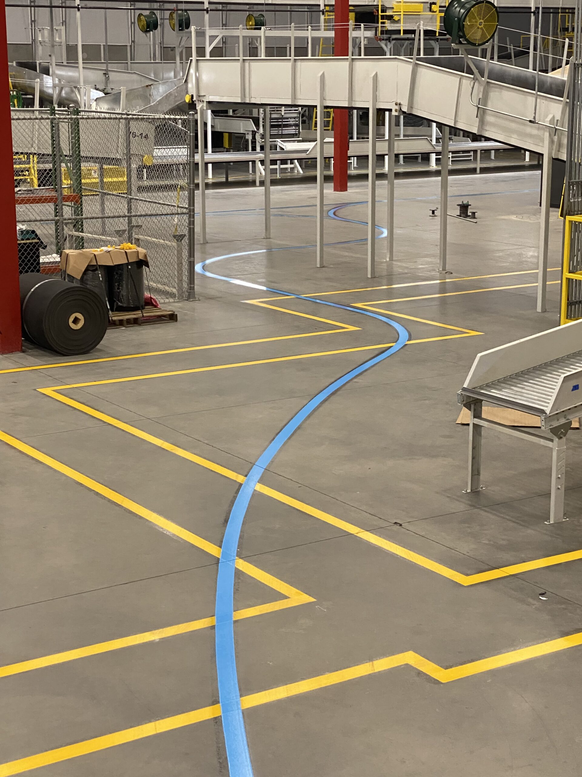 Warehouse Striping - Smart Traffic KC